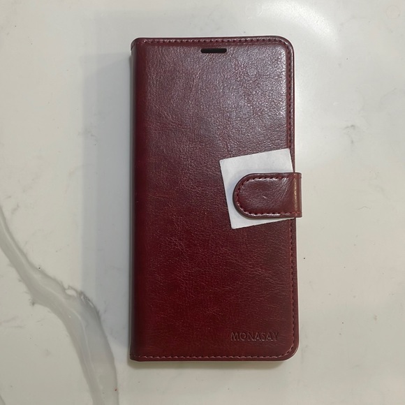 Monasay | Cell Phones & Accessories | Burgundy Galaxy S2 Fe Wallet Case ...